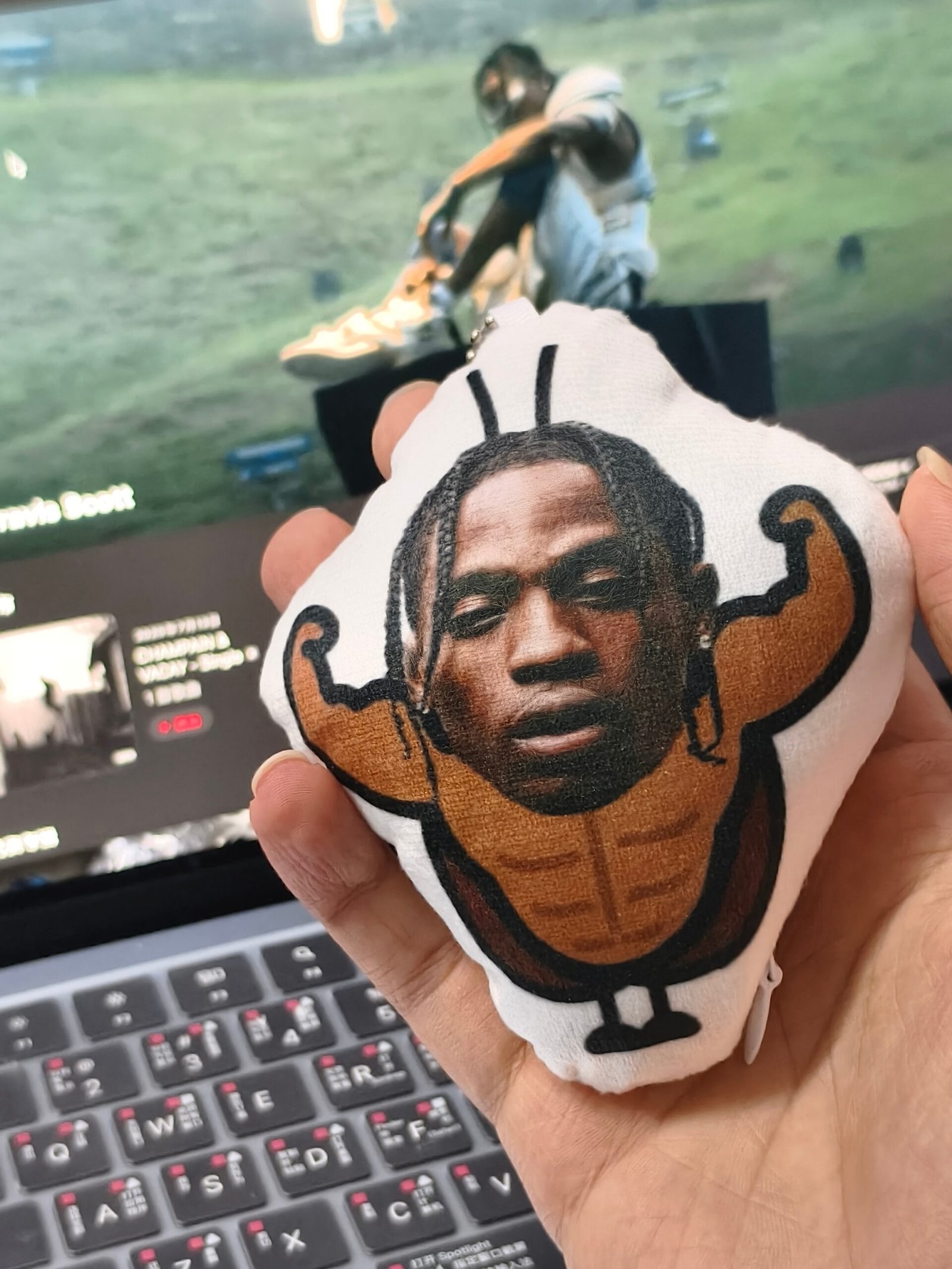 Travisscott Cotton Doll Keychain - YOUNG UTOPIA